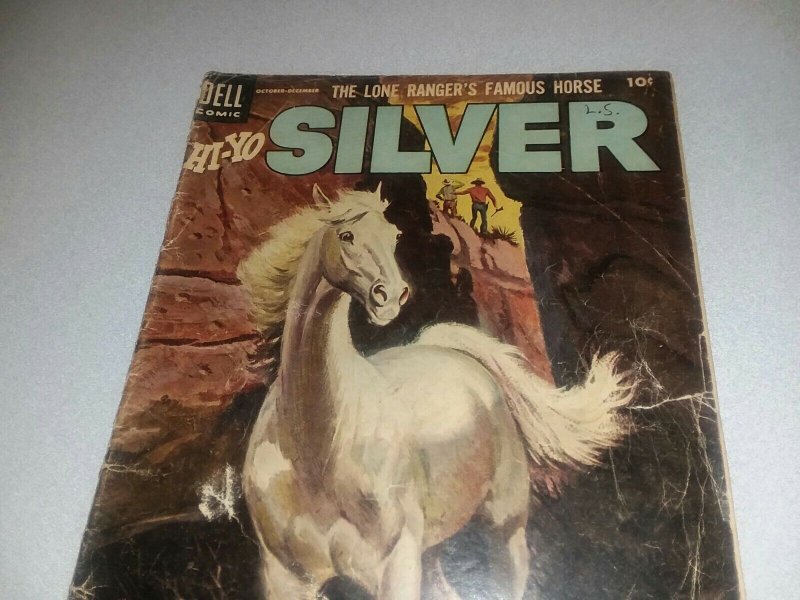 Lone Ranger's Famous Horse Hi-Yo Silver #12 dell western comics 1954 ...