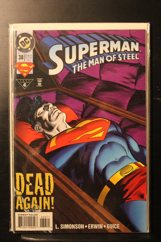 Superman: The Man of Steel #38 Direct Edition (1994) | Comic Books ...