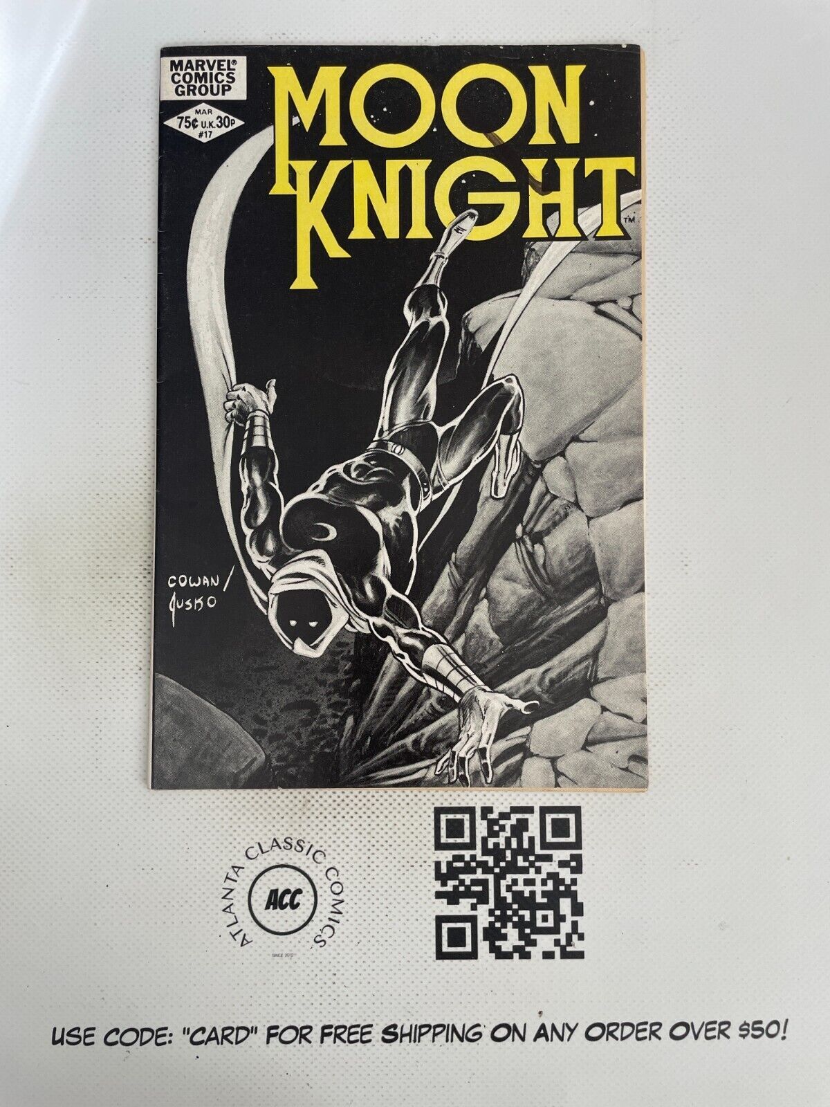 Moon Knight # 17 VF Marvel Comic Book Cowan / Jusko Avengers X-Men Hulk ...