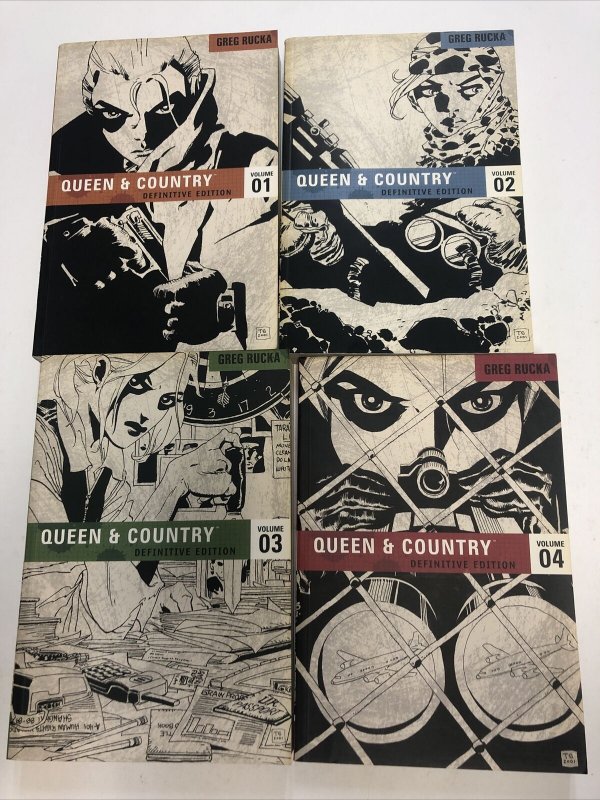 Queen & Country Definitive Edition Vol.1 To 4 TPB SC Greg Rucka ...