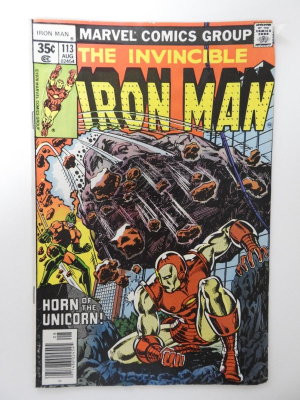 Iron Man #113 (1978) VG+ Condition 1/2 in tear bc | Comic Books ...