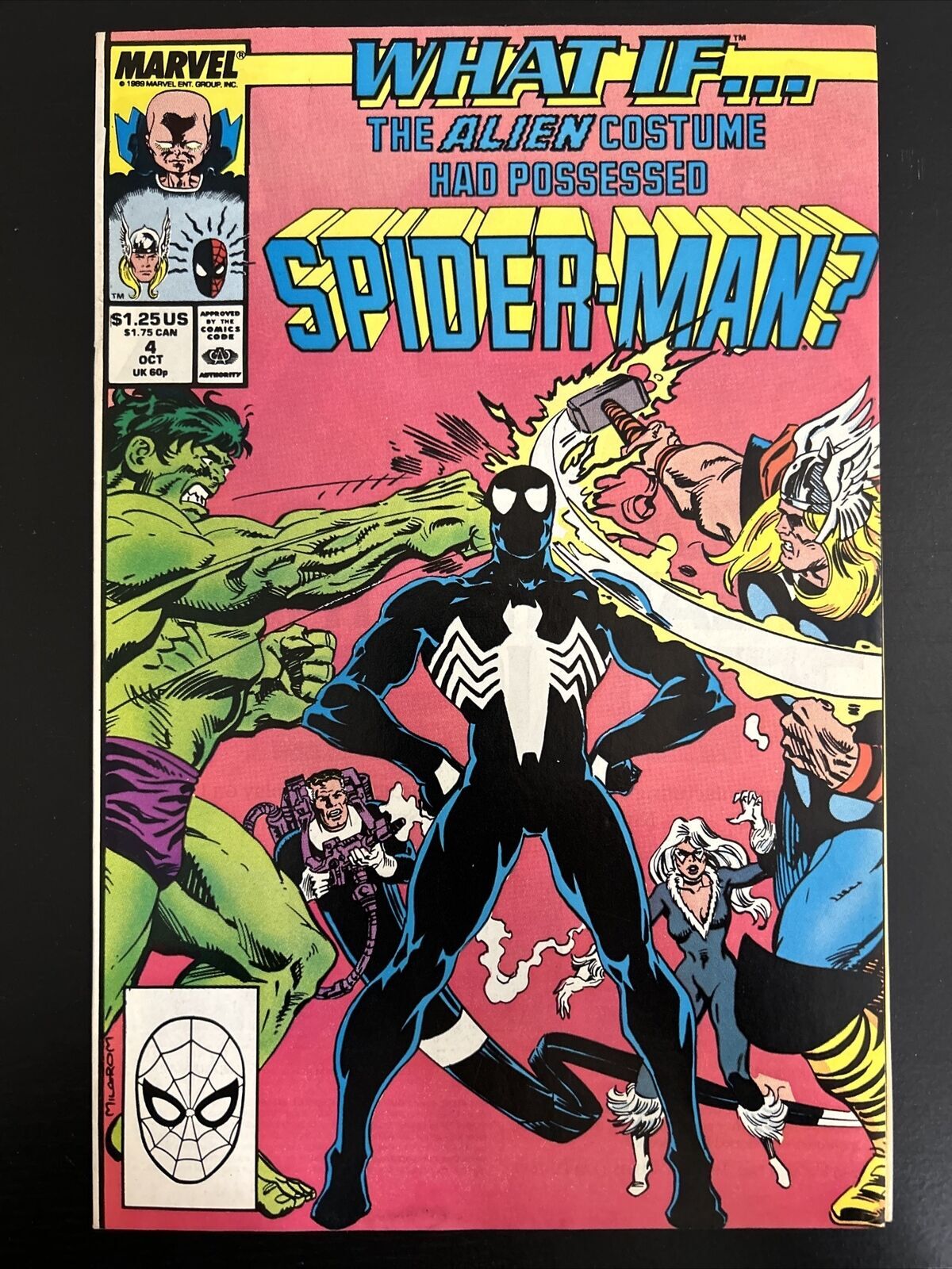 What If? #4 HIGH GRADE ~ 1st Venom-Hulk! Spider-Man! Marvel 1989 ...