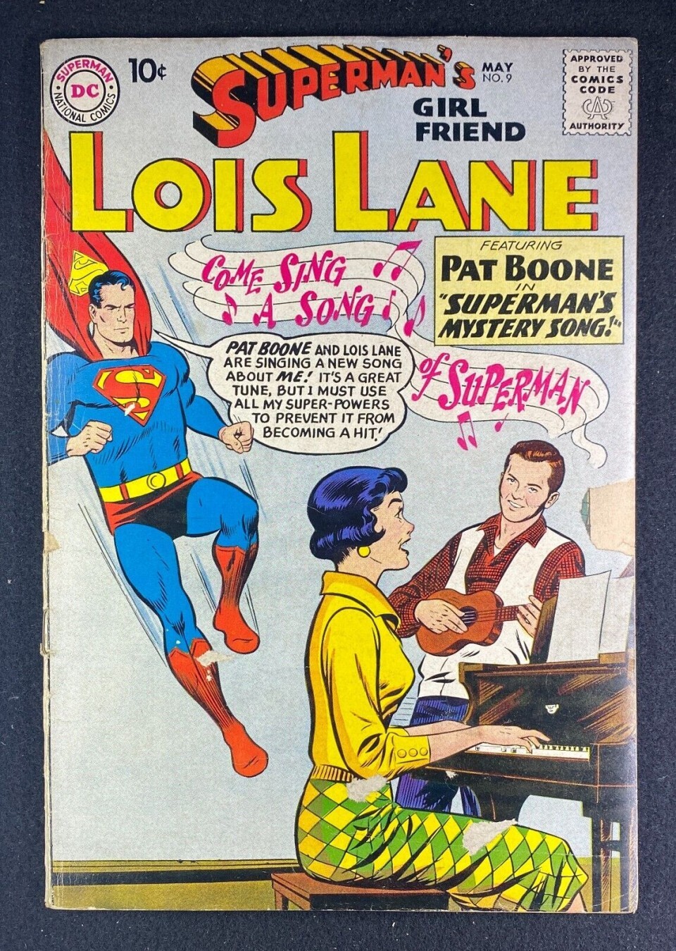Superman's Girlfriend Lois Lane (1958) #9 GD- (1.8) Curt Swan Pat Boone ...