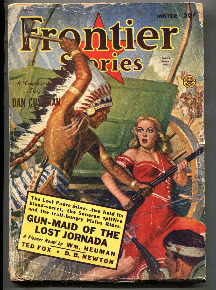 PULP: FRONTIER STORIES 1948 Winter-GGA WESTERN PULP Magazine-Indian ...