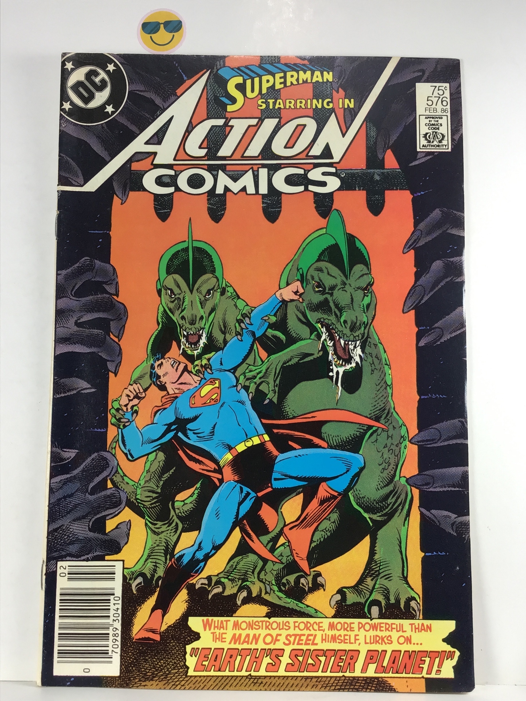 Action Comics #576 (1986) Earths sister city | Comic Books - Copper Age ...