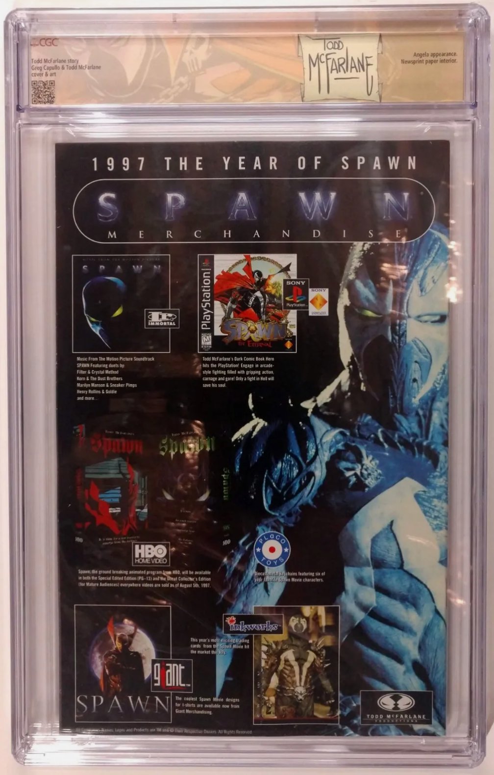 Spawn #62 NEWSSTAND, Signed by Todd McFarlane | Comic Books - Modern Age, Image Comics, Spawn ...
