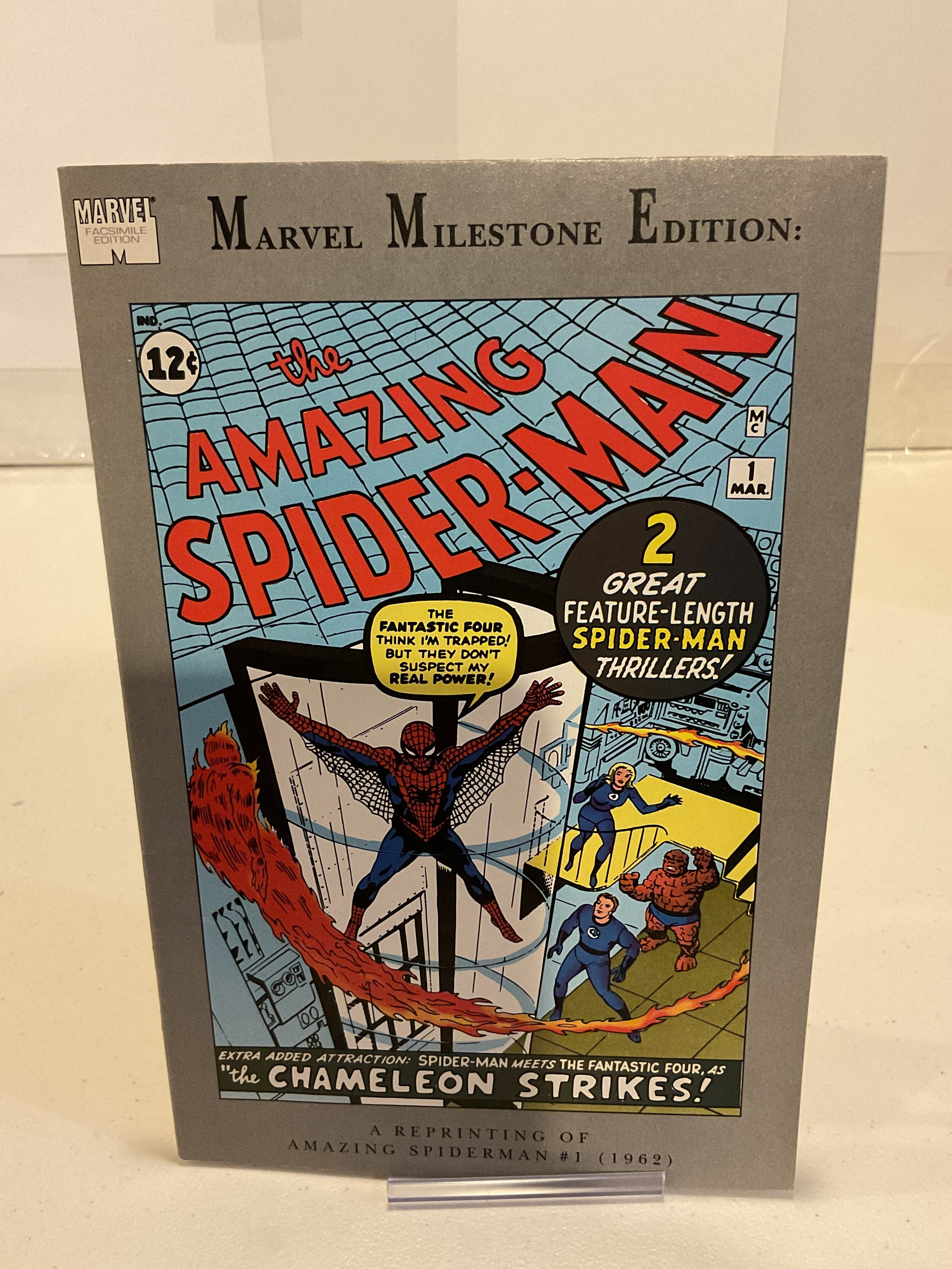 Marvel Milestone Edition: Amazing Spider-Man #1 VF 1993 White Logo ...