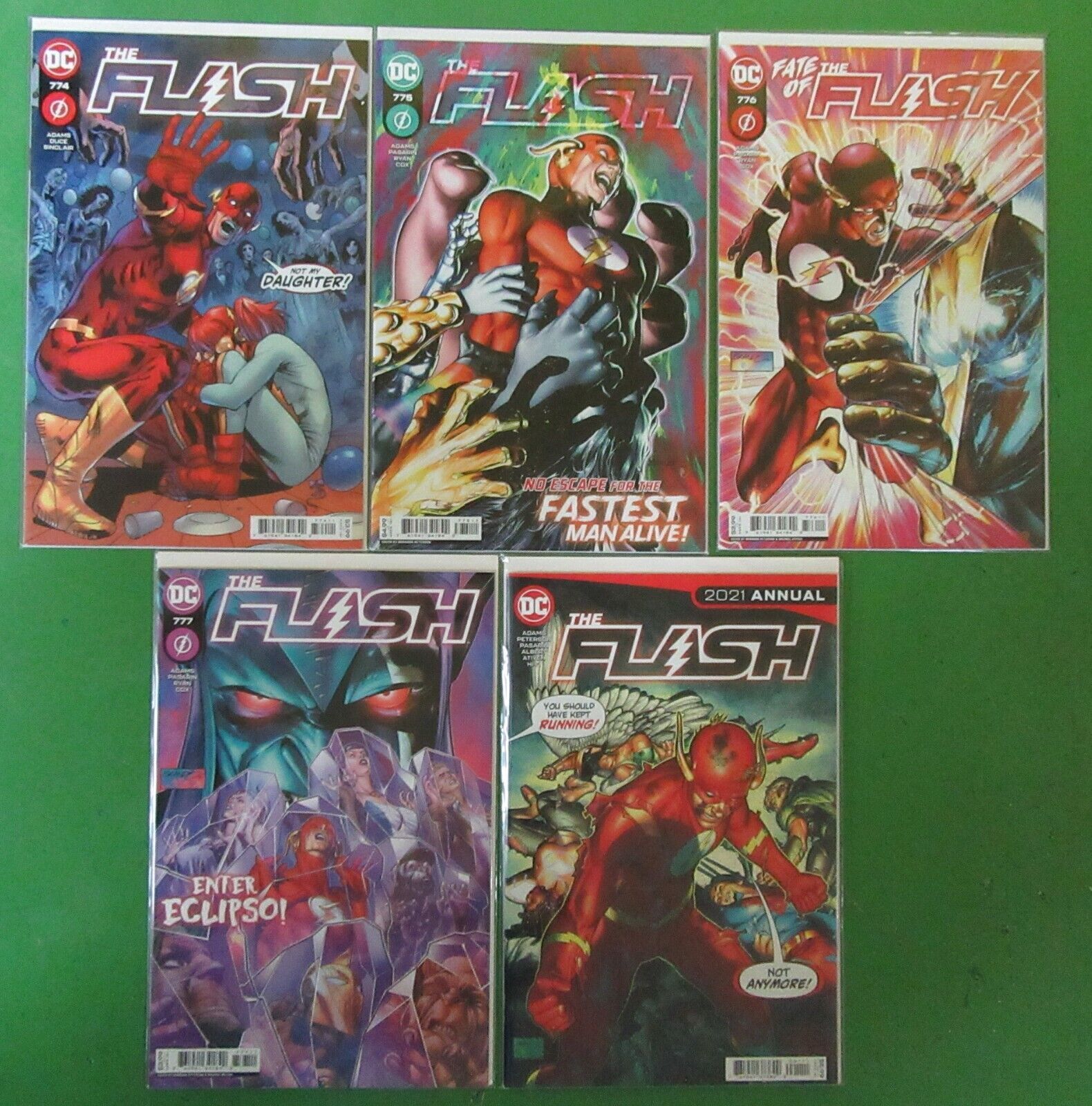 The Flash 768-777 & Annual Lot of 11 WW2 Dr Fate Infinite Frontier DC ...