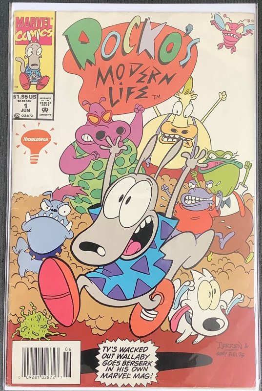 Rocko's Modern Life #1 (1994) | Comic Books - Modern Age, Marvel, Cartoon Character / HipComic