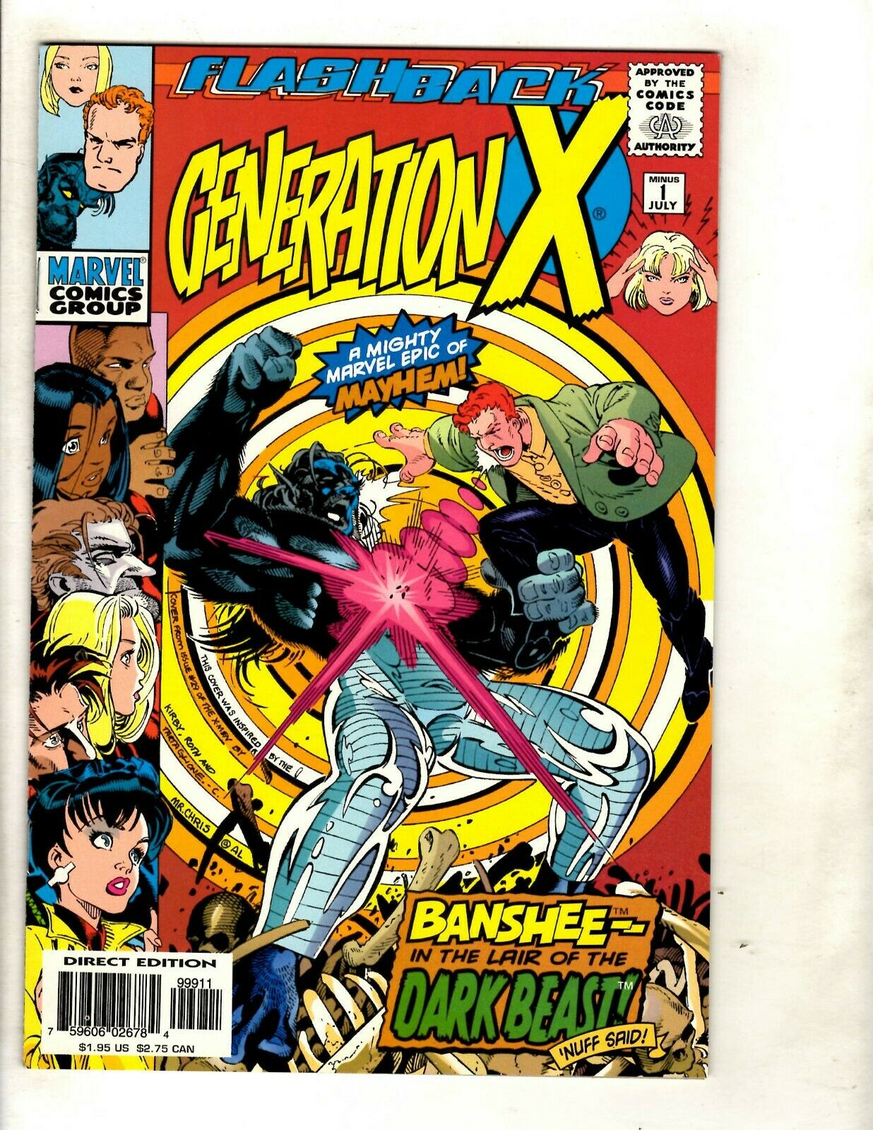 10 Generation X Marvel Comics Special 1 96' 99' -1 Underg + Genext 1 2 ...