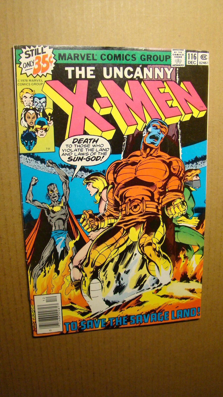 X-Men 116 *High Grade* VS Karl Lykos Sauron Ka-Zar Zabu Savage Land ...