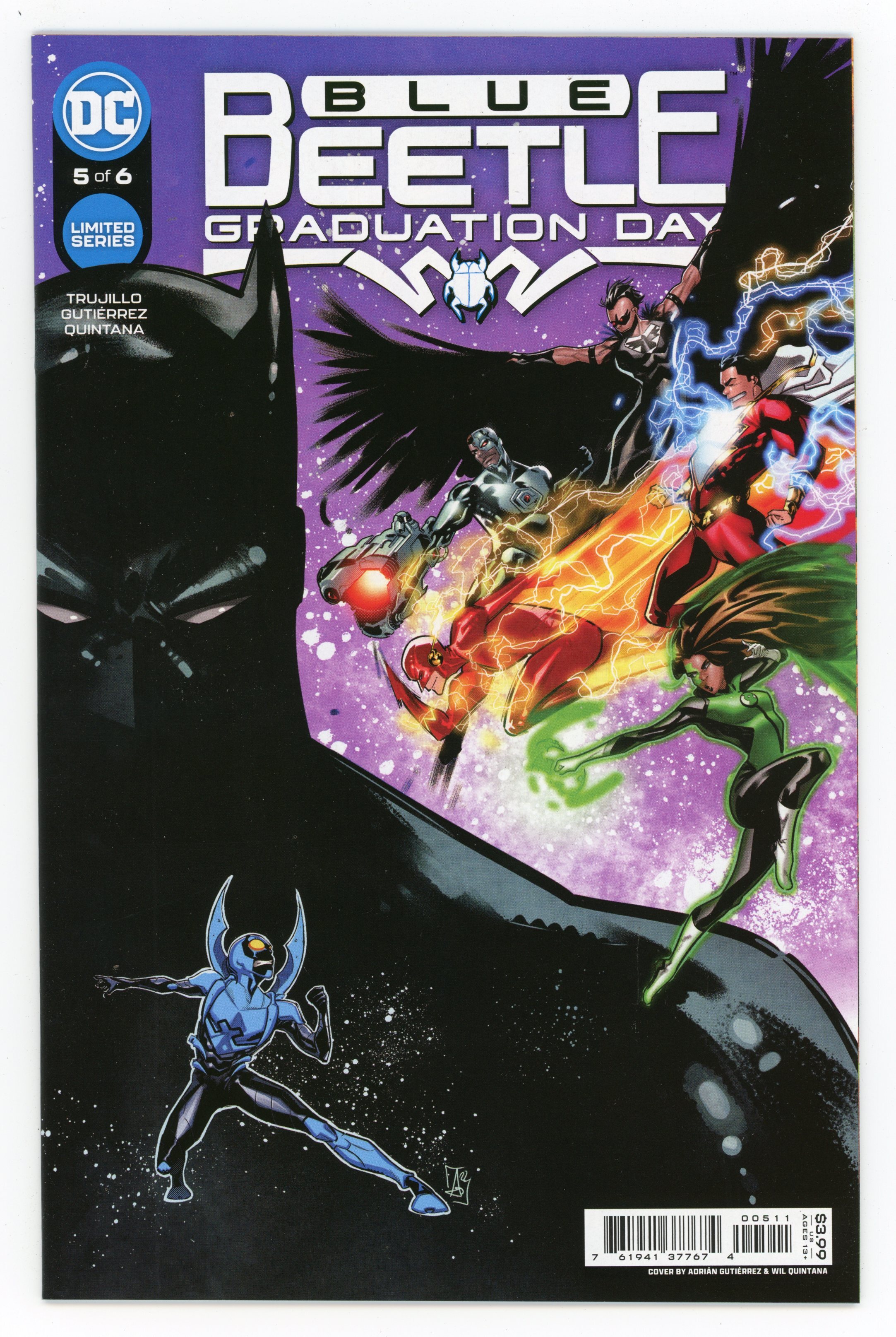 Blue Beetle: Graduation Day #5 Batman Cyborg Flash NM | Comic Books ...