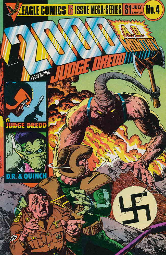 2000 A.D. Monthly (1st Series) #4 FN ; Eagle | Alan Moore Judge Dredd ...