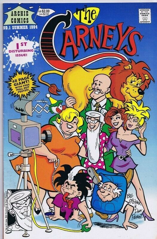 The Carneys #1 ORIGINAL Vintage 1994 Archie Comics | Comic Books ...