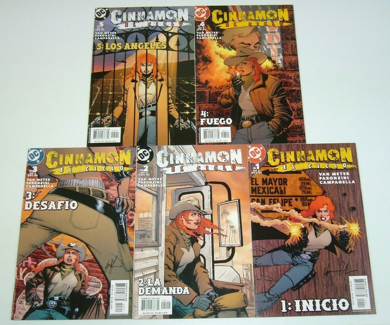 Cinnamon: El Ciclo #1-5 VF/NM complete series - howard chaykin - dc ...