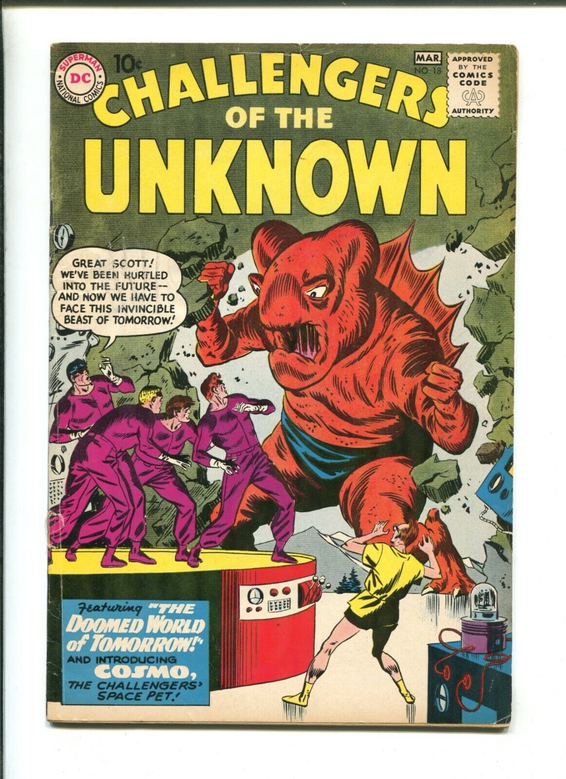 CHALLENGERS OF THE UNKNOWN #18 - DC COMICS "The Fisherman Collection ...