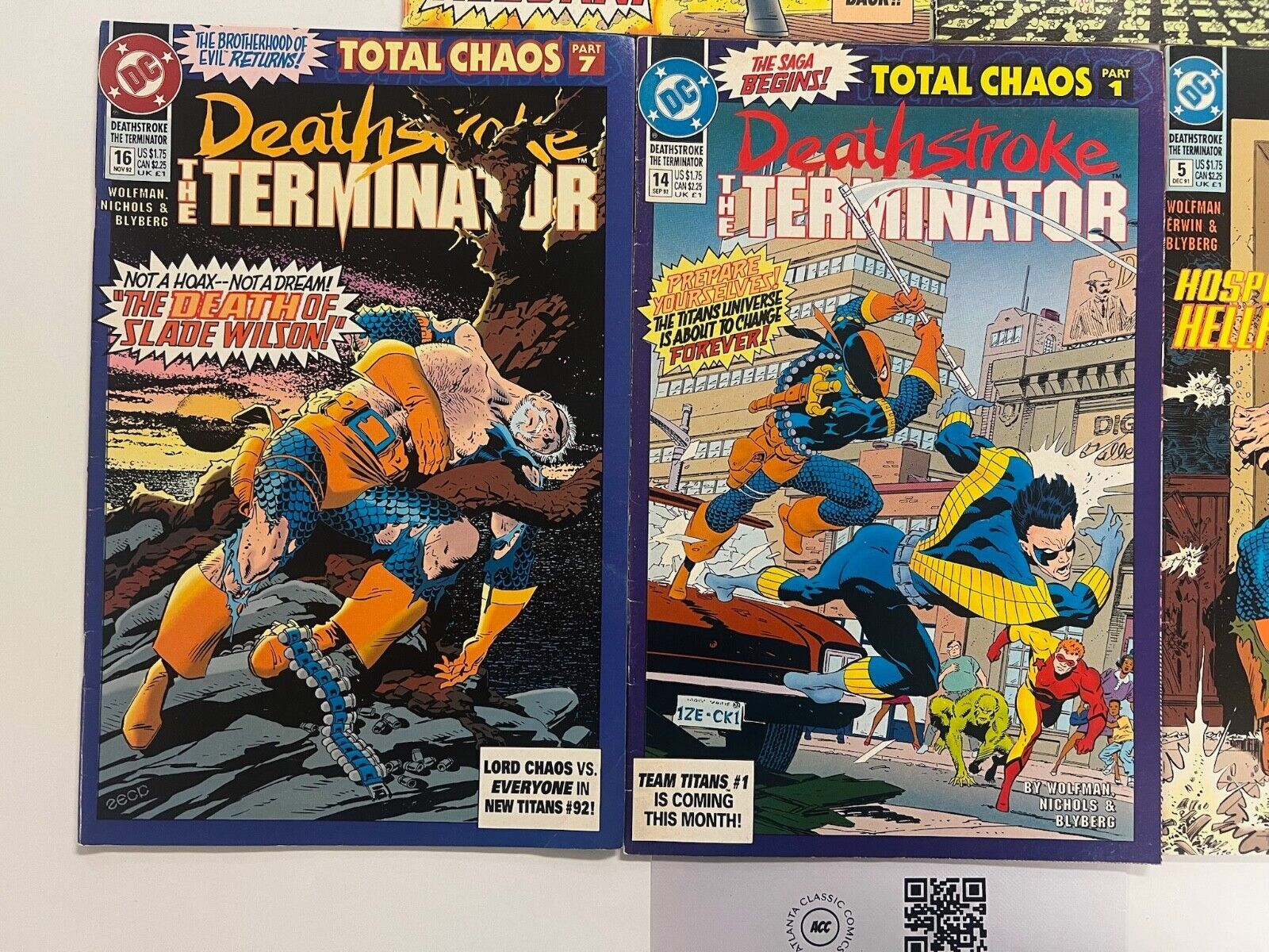 5 Deathstroke The Terminator DC Comic Books # 5 14 16 17 18 Batman ...