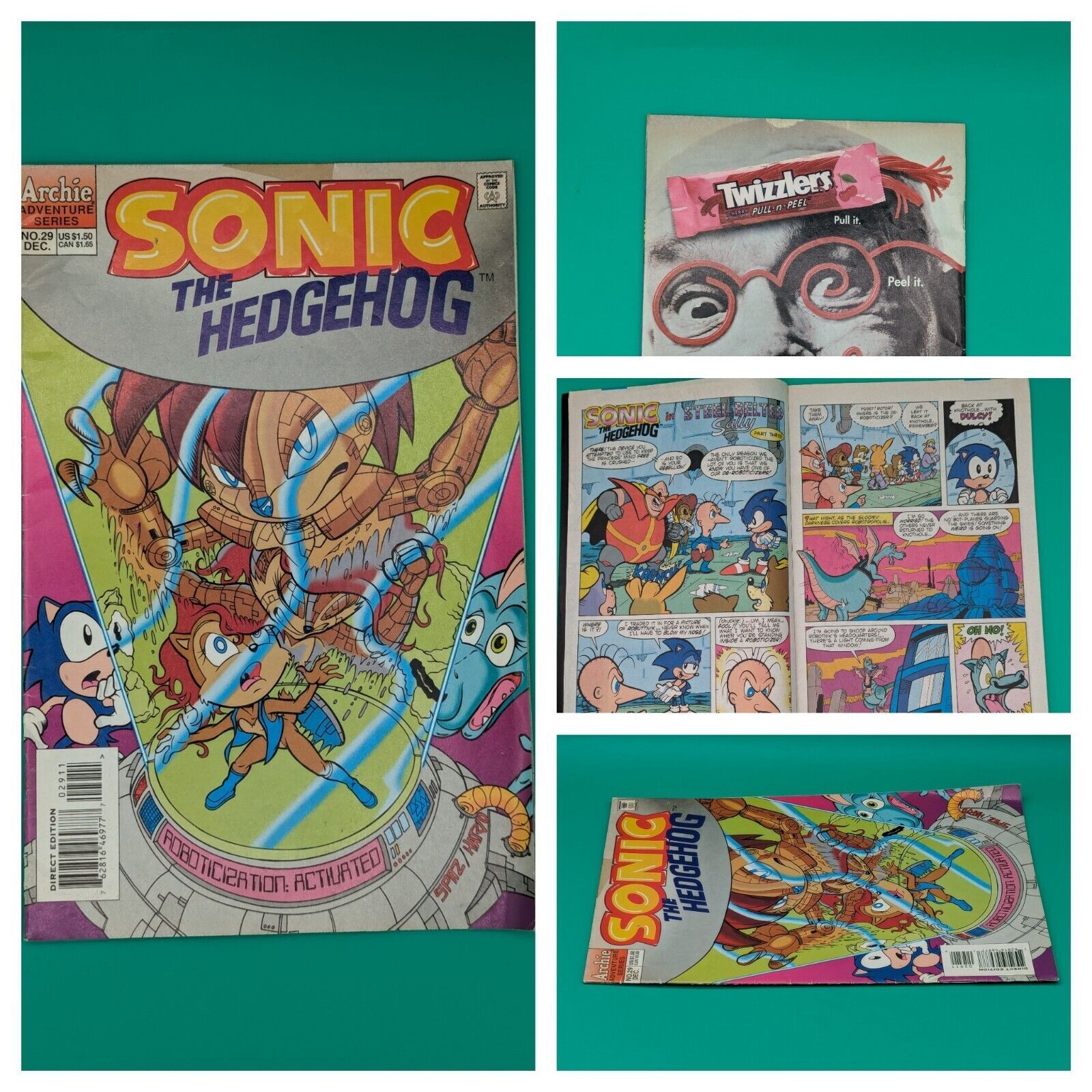 SONIC The HEDGEHOG Comic Book #29 | Comic Books - Modern Age, Archie ...