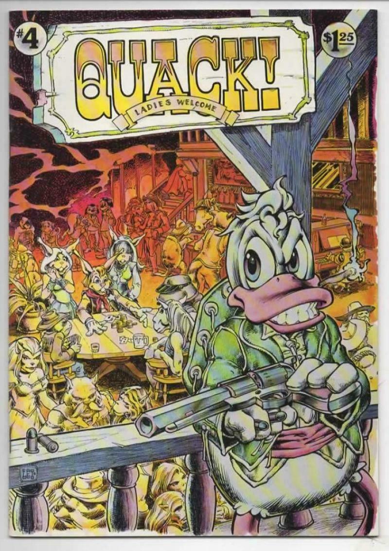 QUACK #1 2 3 4 5 6, VF, Dave Stevens Frank Brunner Sergio Aragones 1976 ...