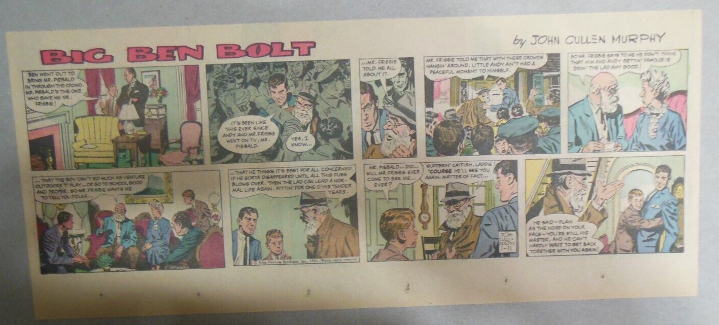 (16) "Big Ben Bolt" Sundays by John Collen Murphy from 1965 Size 7.5 x ...