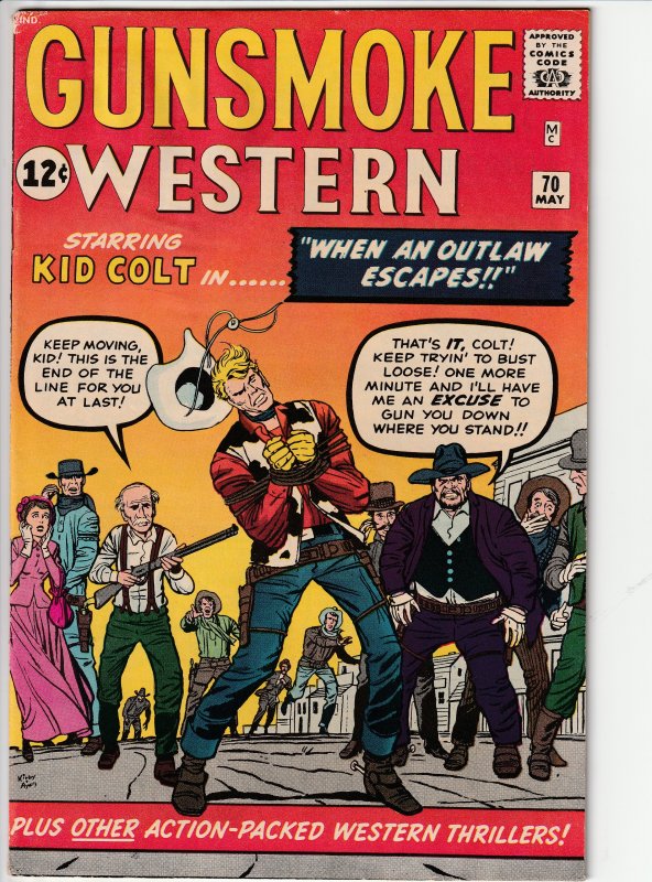 Gunsmoke Western #70 (1962) | Comic Books - Silver Age, Marvel / HipComic