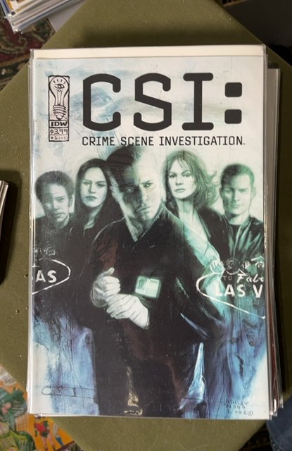 CSI: Crime Scene Investigation #1 Painted Variant (2003) | Graphic ...