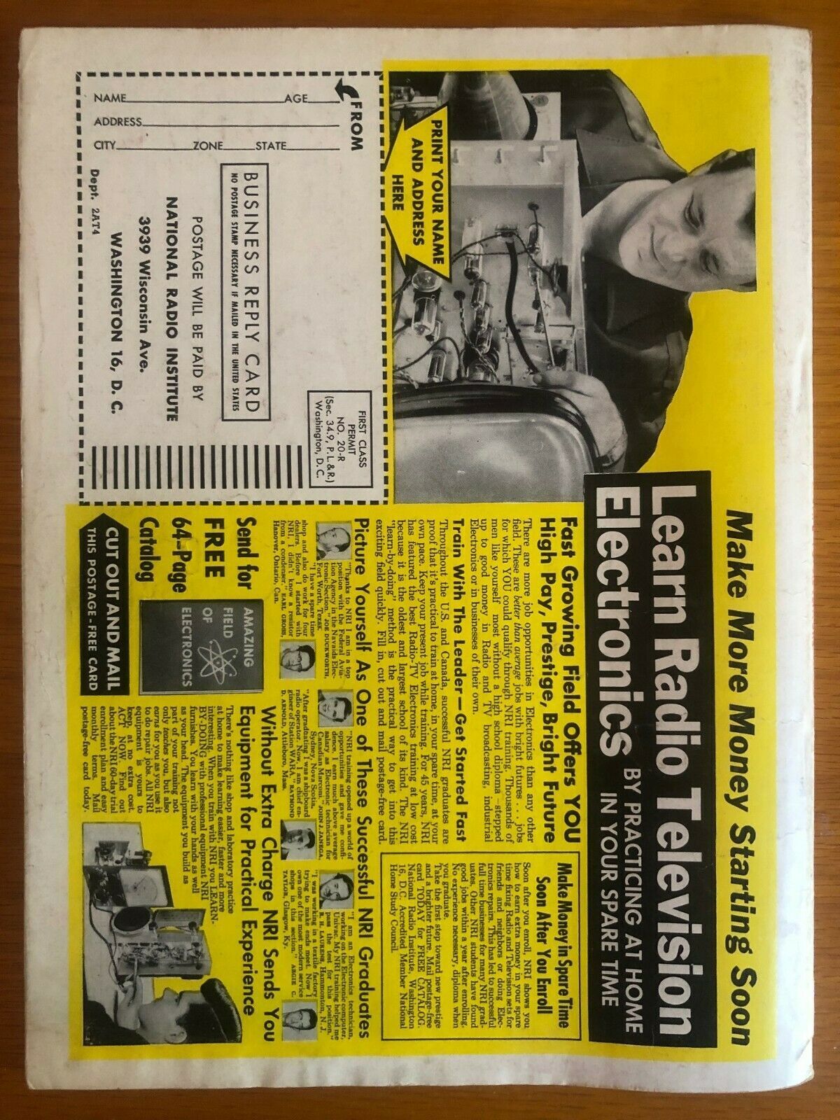 ESCAPE to Adventure 1/62. Nazi cover. Men's adventure magazine pulp ...