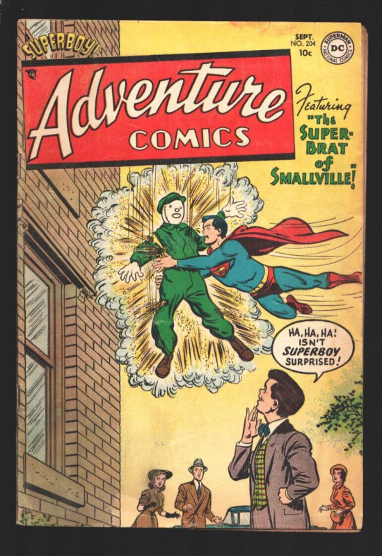 Adventure Comics #204 1954-DC-Aquaman, Green Arrow, Johnny Quick and ...