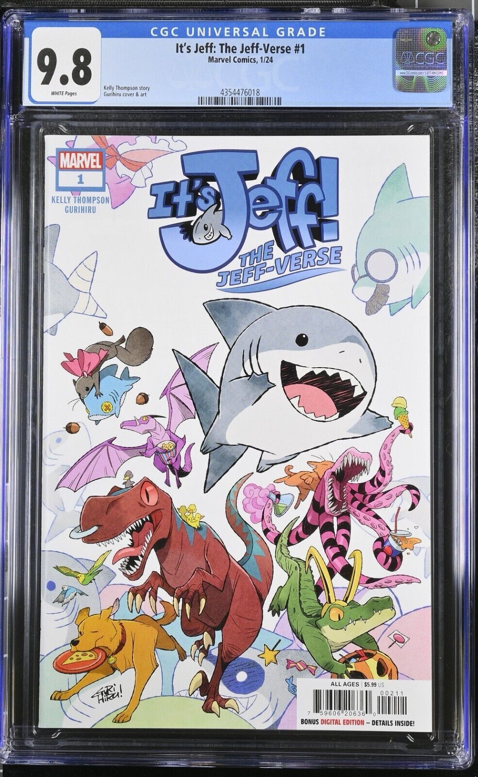 It's Jeff: The Jeff-Verse #1 CGC 9.8 Gurihiru Cover A Marvel 2023 The ...