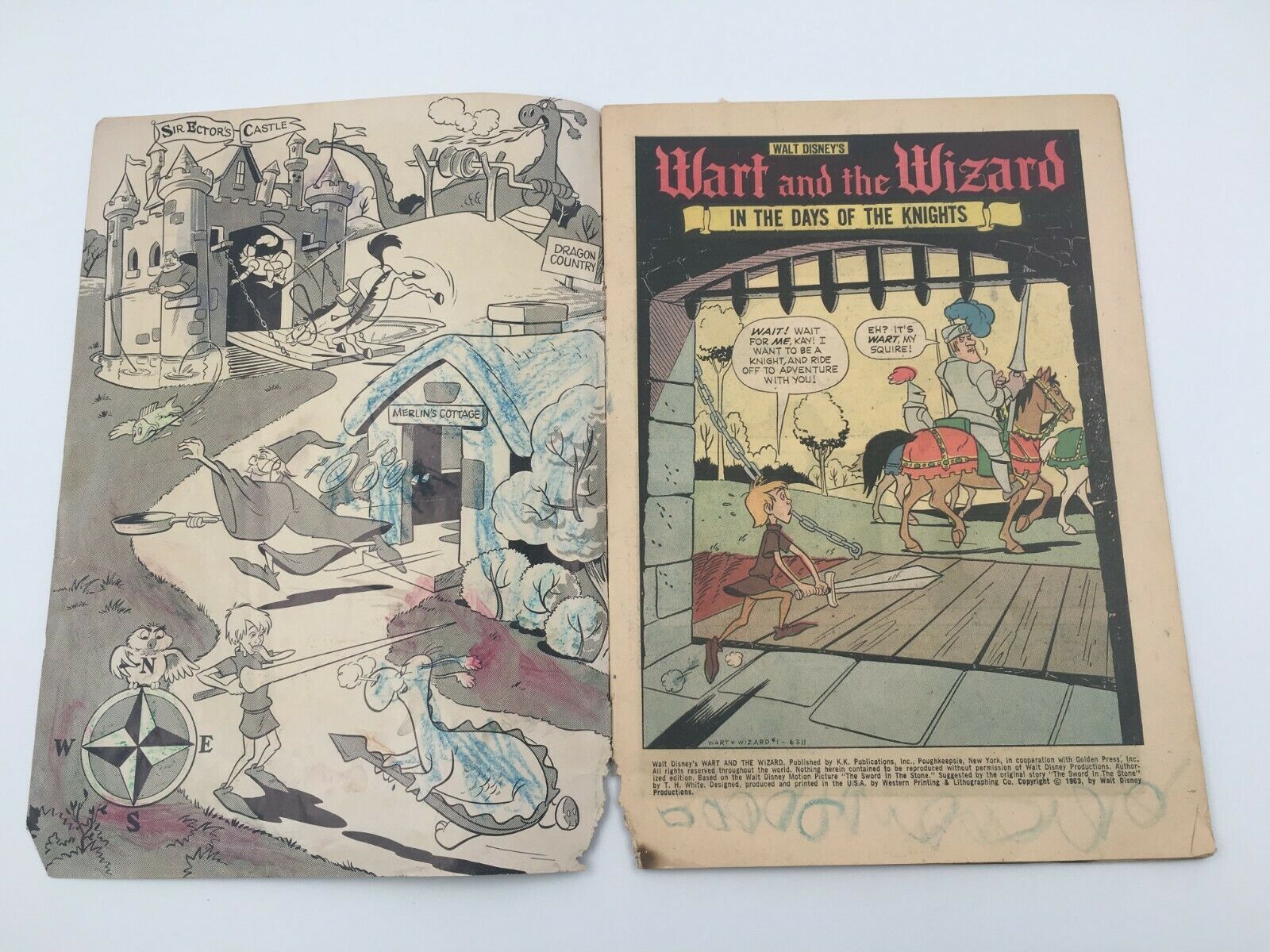 Walt Disney's Wart and the Wizard #1 (1963) Gold Key Comics | Comic ...