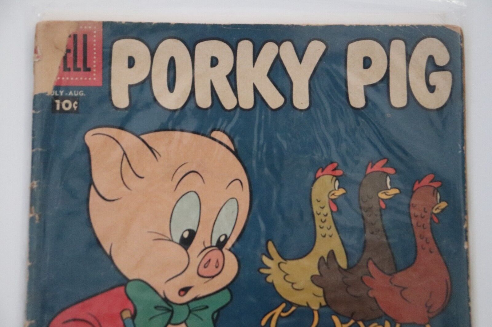 Porky Pig #59 Dell Comics 1958 Chickens Tic Tac Toe | Comic Books ...