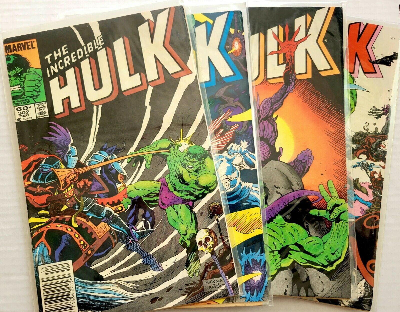 Incredible Hulk #302, 305, 308, 310 (Marvel 1984) Set of 4, 1st app The ...