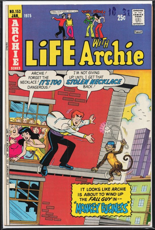 Life with Archie #153 (1975) Life with Archie | Comic Books - Bronze ...