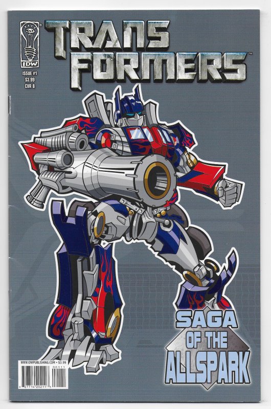 Transformers Saga of the Allspark 1 Optimus Prime Megatron IDW Hasbro ...