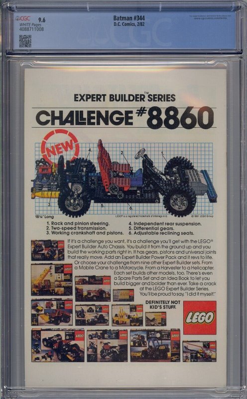 Batman #344 CGC 9.6 Poison IVY White Pages | Comic Books - Bronze Age ...