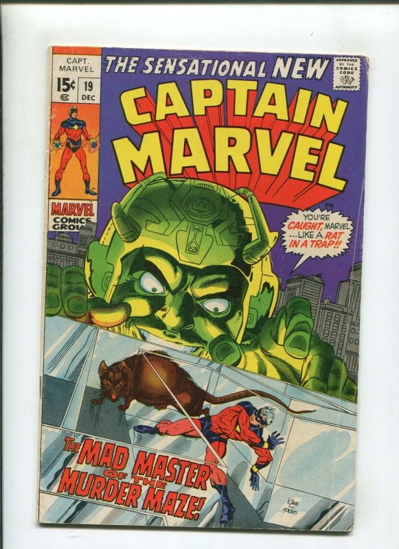 Captain Marvel #19 (4.0) 1969 MAD Master of Murder Maze | Comic Books ...