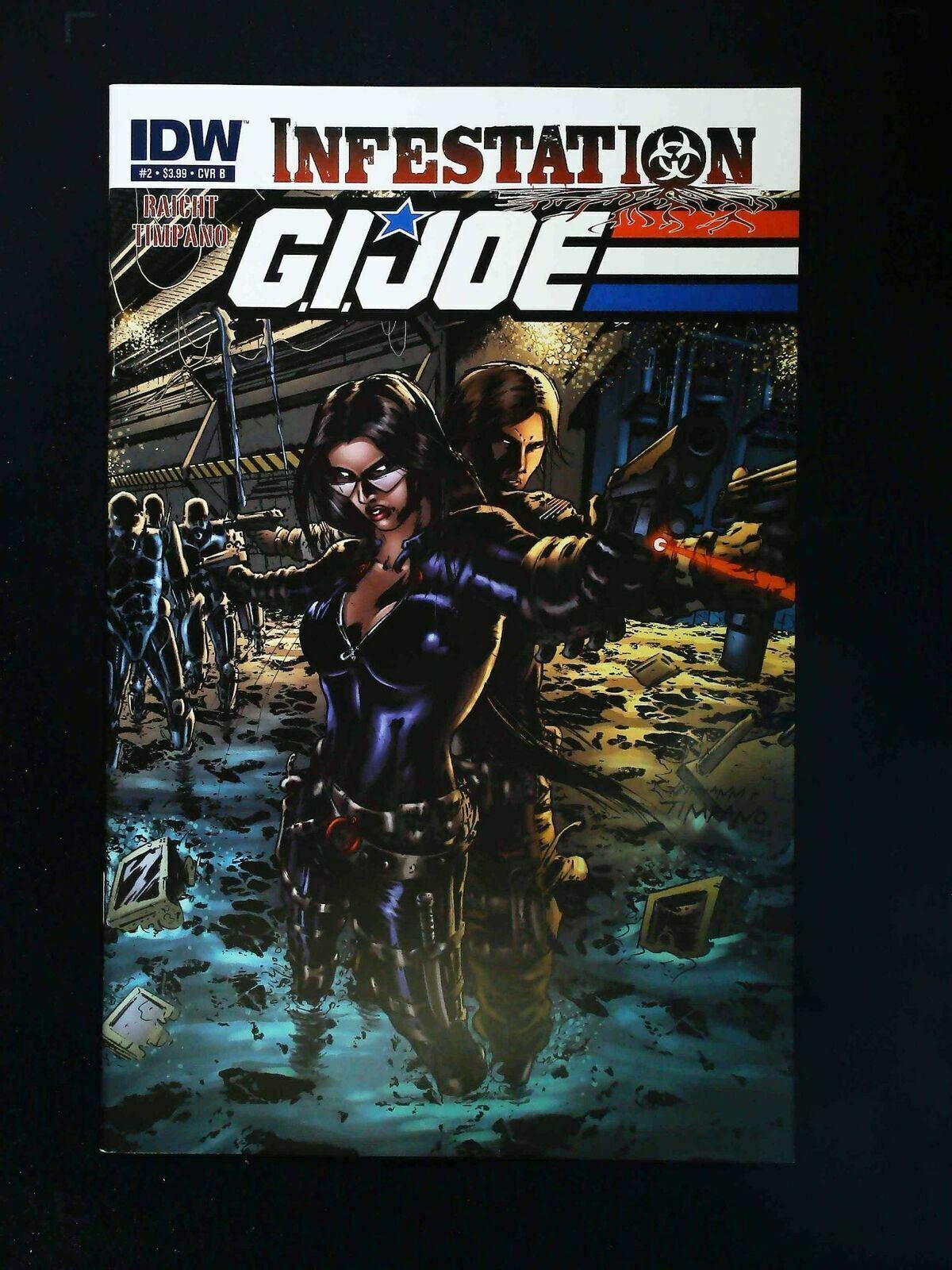 Gi Joe Infestation #2B Idw Comics 2011 Nm Timpano Variant | Comic Books ...