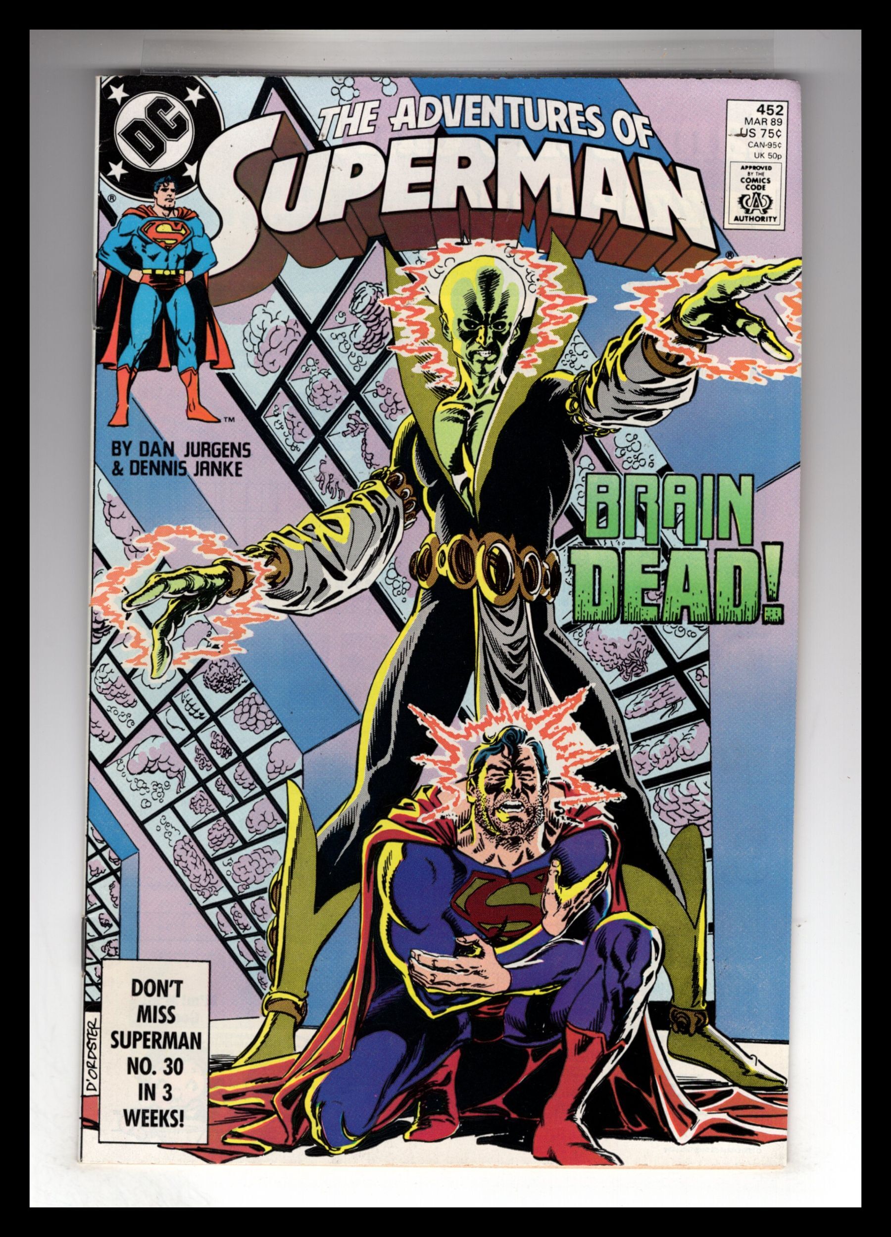 Adventures of Superman #452 Direct Edition (1989) / ID#01 | Comic Books ...