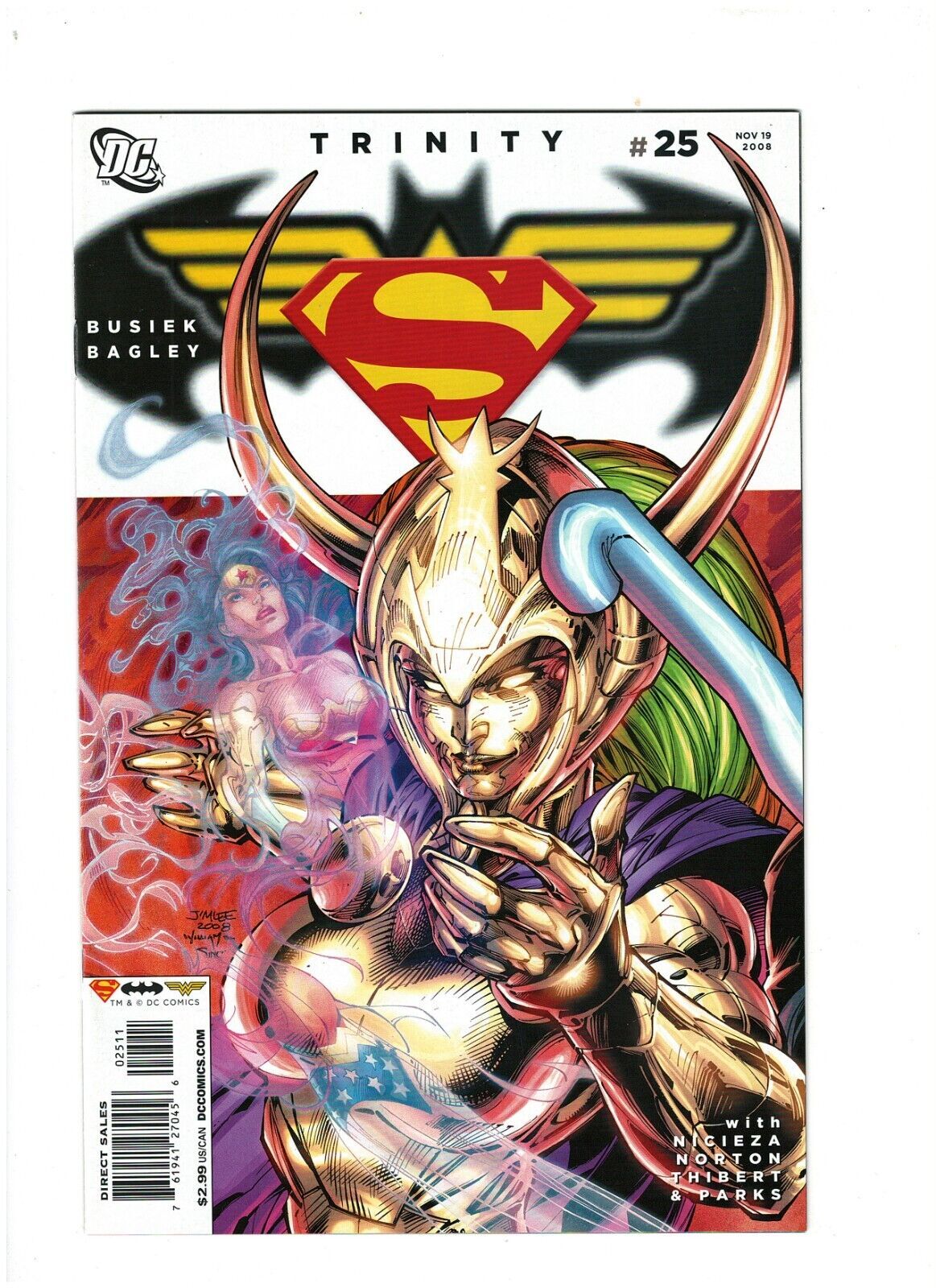 Trinity #25 NM- 9.2 DC 2008 Superman, Batman & Wonder Woman Jim Lee Cover | Comic Books - Modern ...