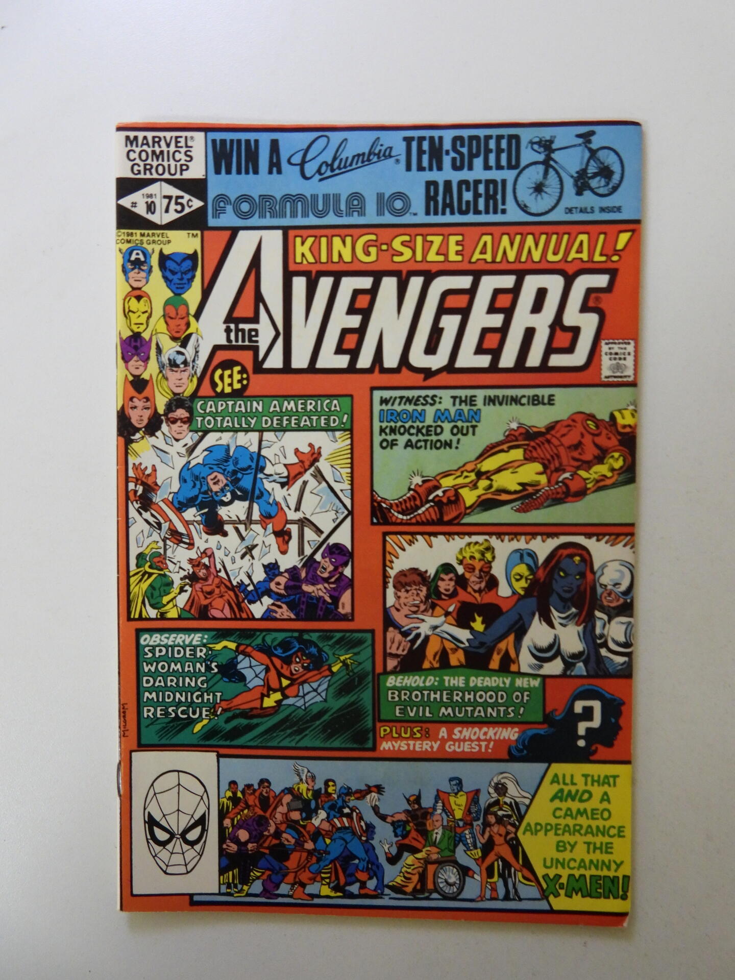 The Avengers Annual #10 (1981) 1st appearance of Rogue VF- condition ...
