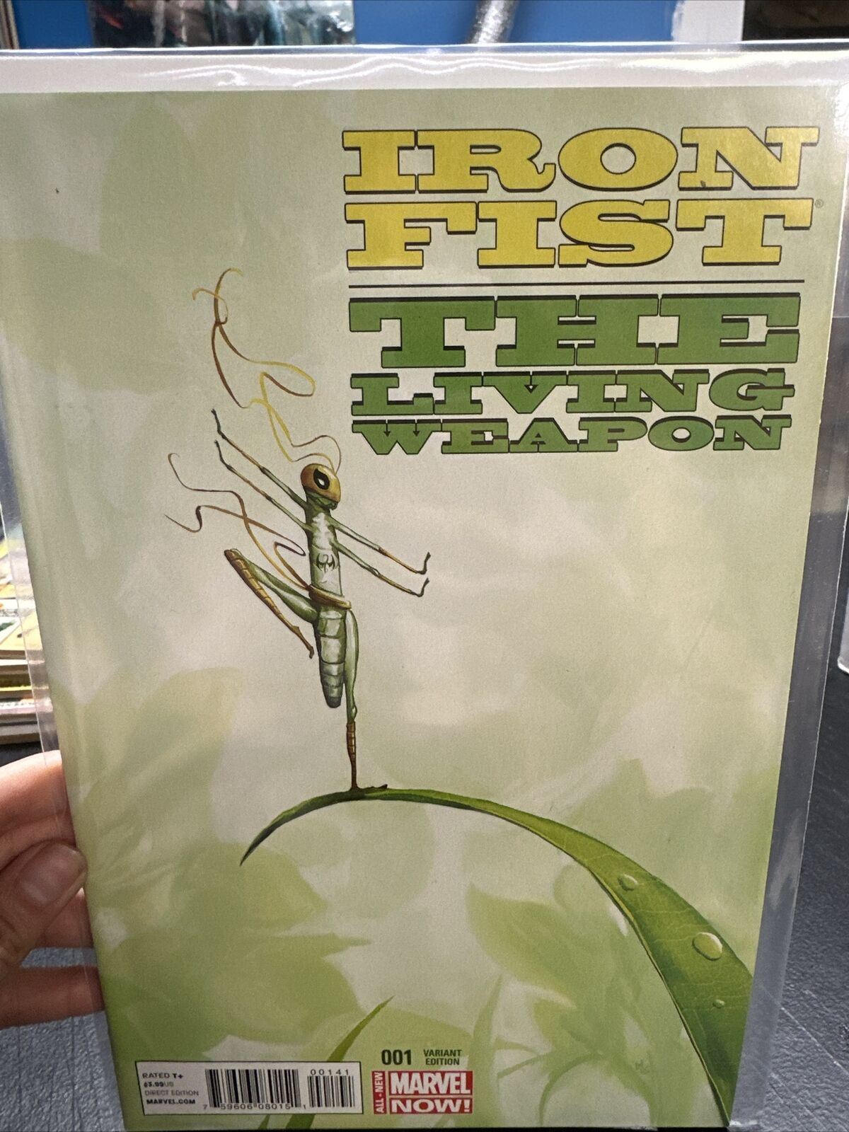 Iron Fist Living Weapon #1 Del Mundo Animal Variant Cover Marvel Now GH ...