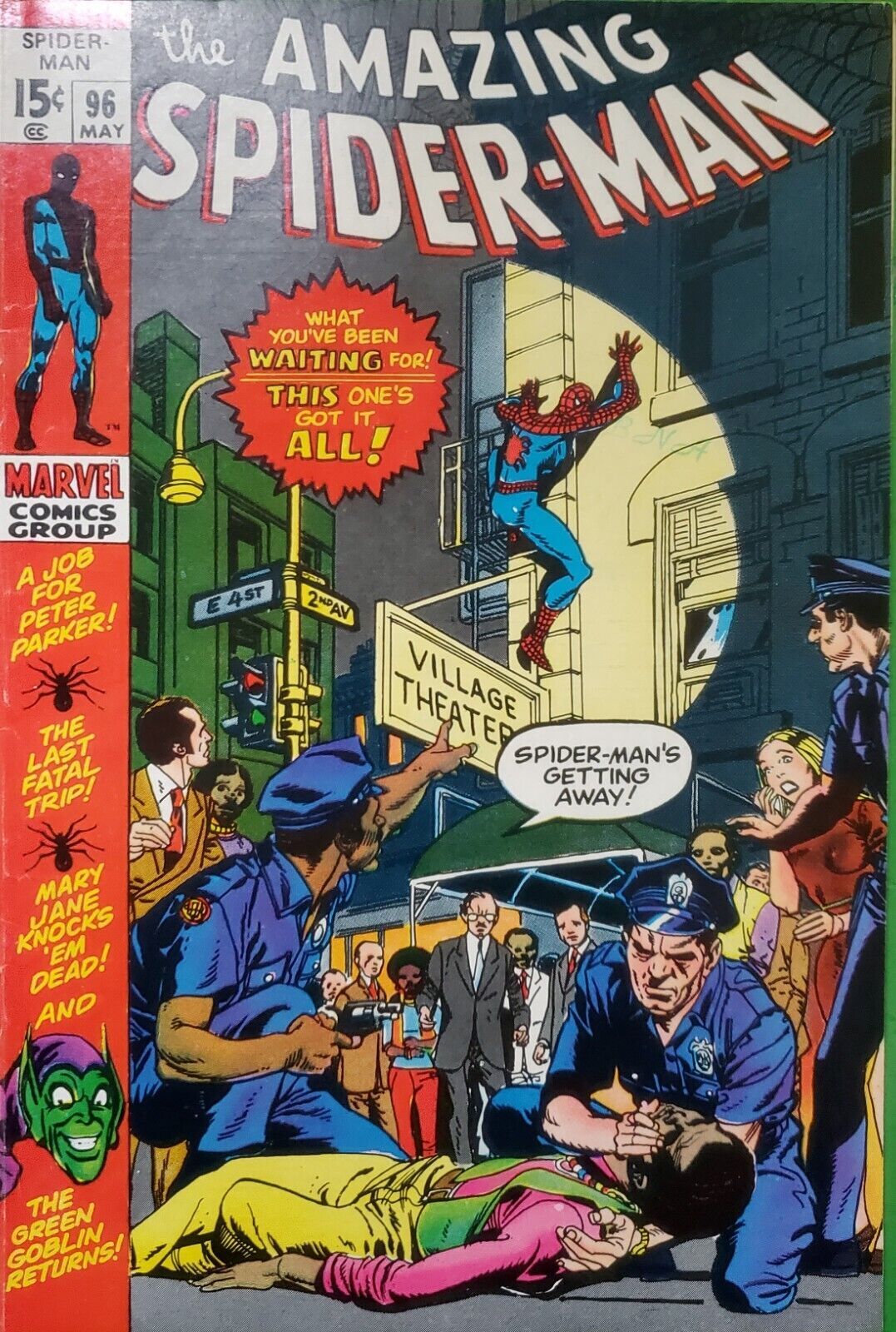 Amazing Spider-Man #96 Drug Issue! Green Goblin! No CCA! 1971 Marvel FN ...