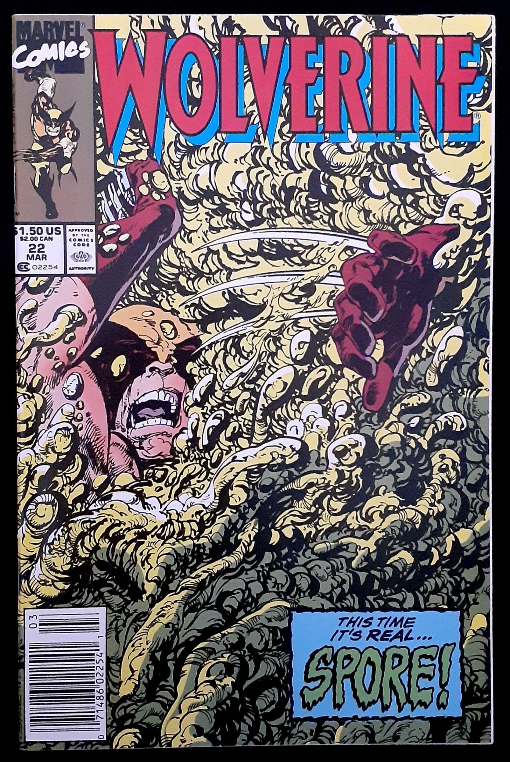 Wolverine #22 (1990) NM/MT SPORE THE LAST OF US/Logan Xmen Deadpool ...