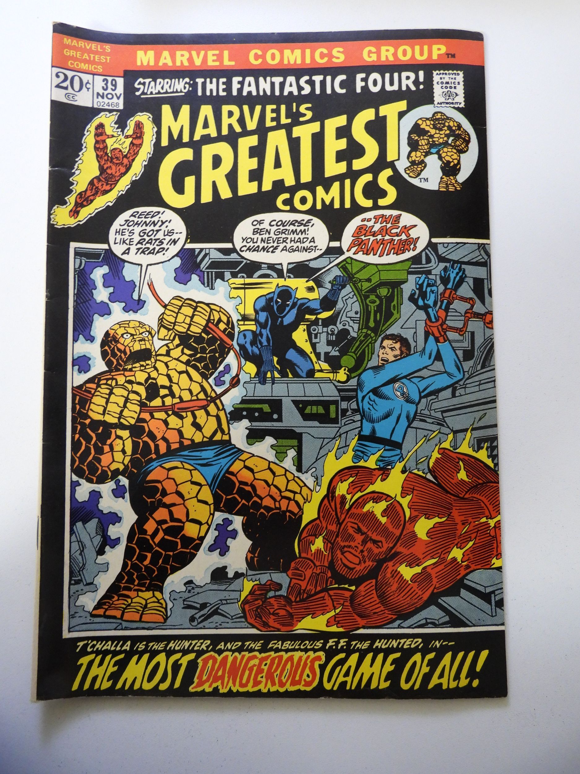 Marvel's Greatest Comics #39 (1972) | Comic Books - Bronze Age, Marvel ...