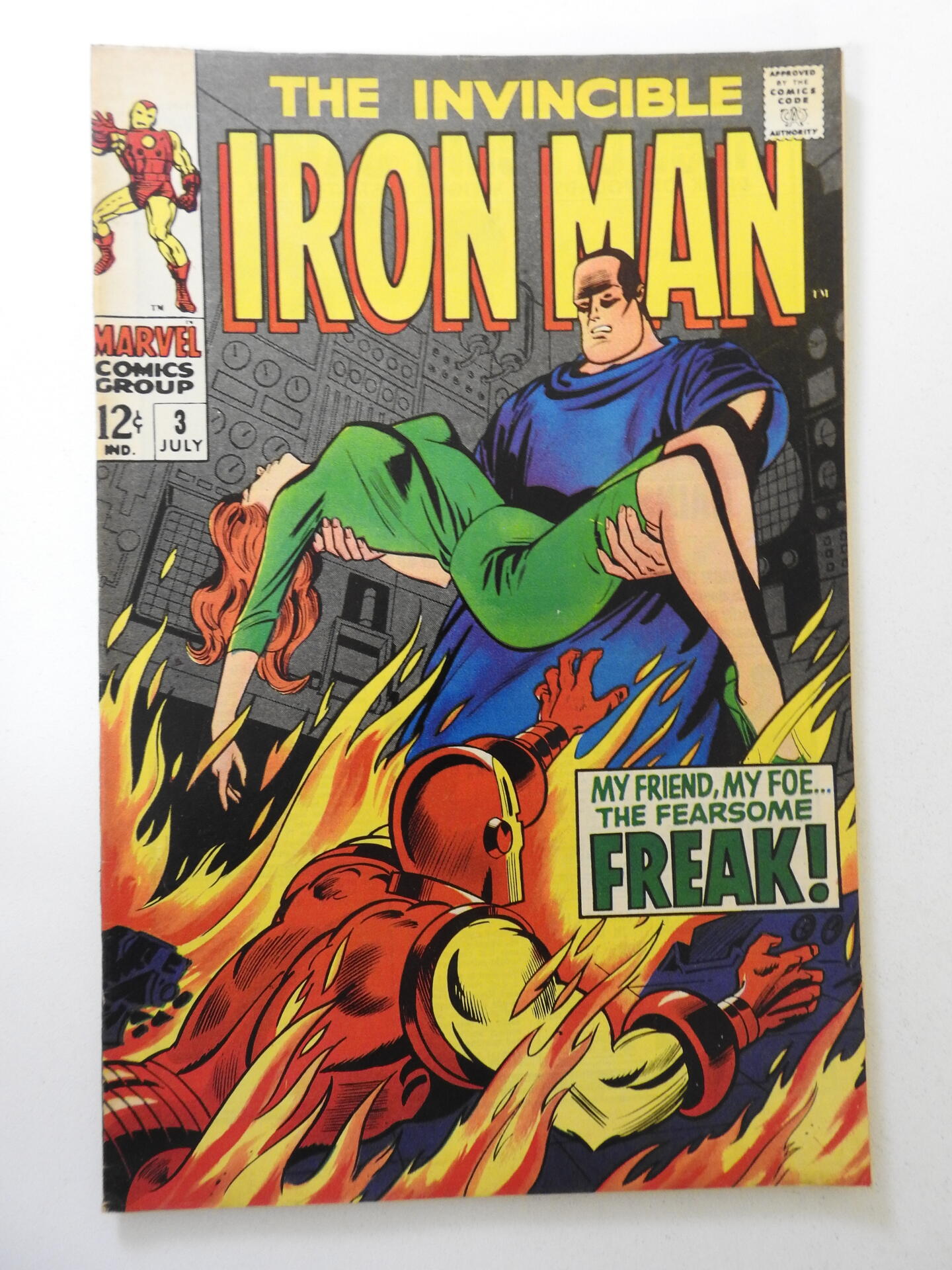 Iron Man #3 (1968) FN/VF Condition! | Comic Books - Silver Age, Marvel ...