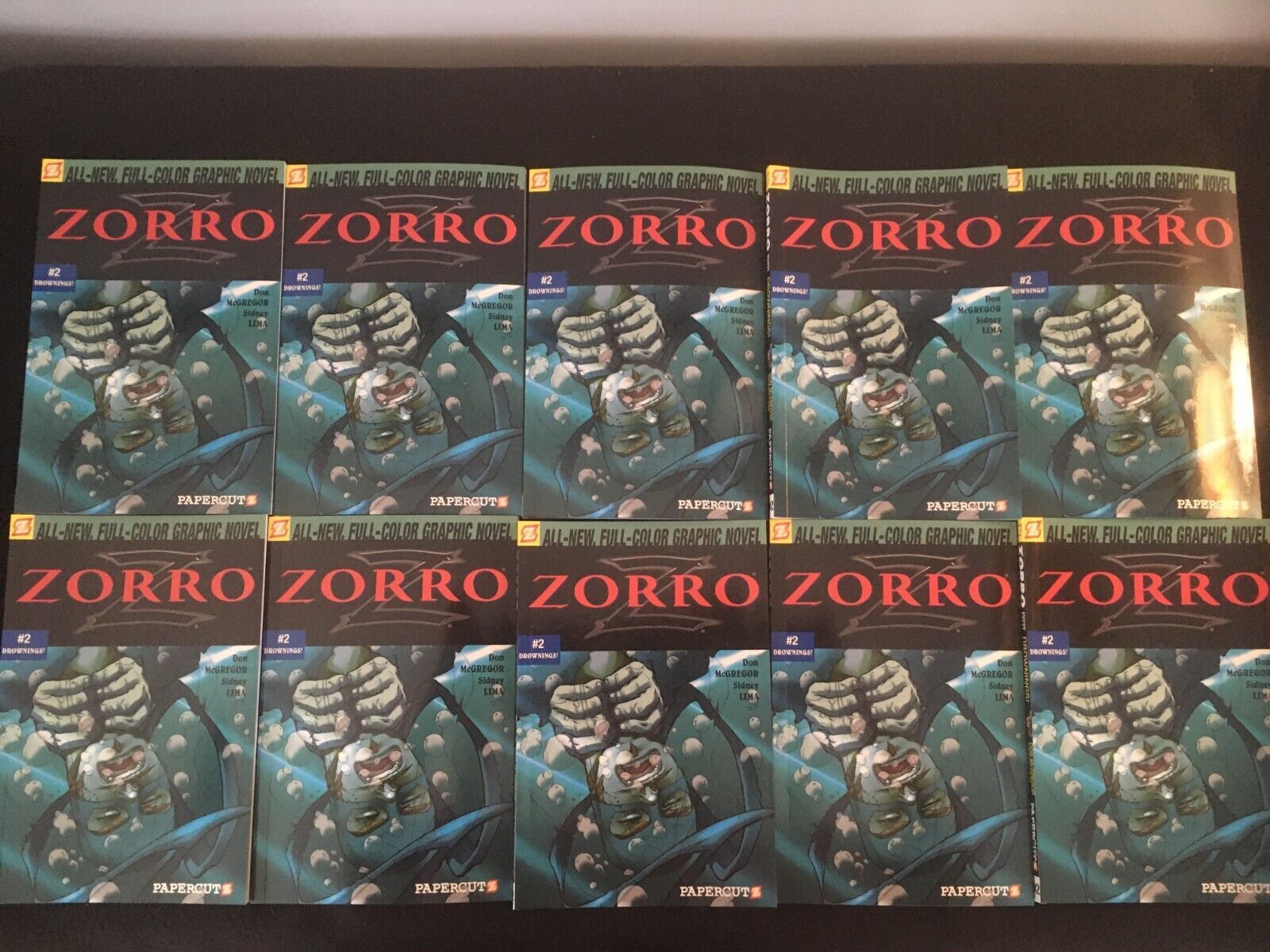 ZORRO #2: DROWNINGS Ten Copies, Graphic Novel Digests | Comic Books ...