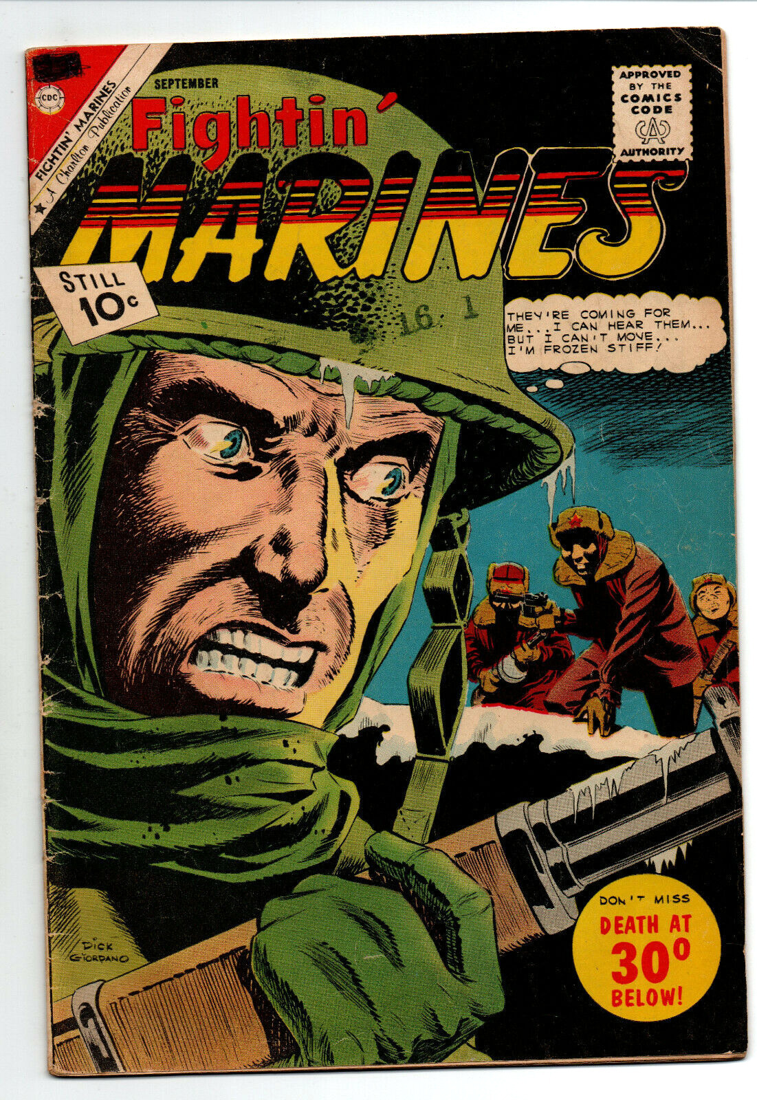 Fightin' Marines #43 - Military - Charlton Comics - 1961 - (-VG ...