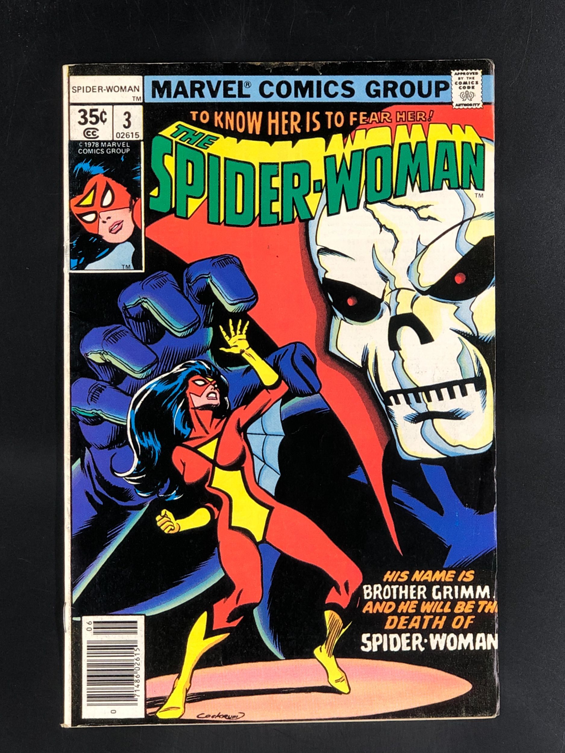 Spider-Woman #3 (1978) 1st Team Appearance of the Brothers Grimm ...