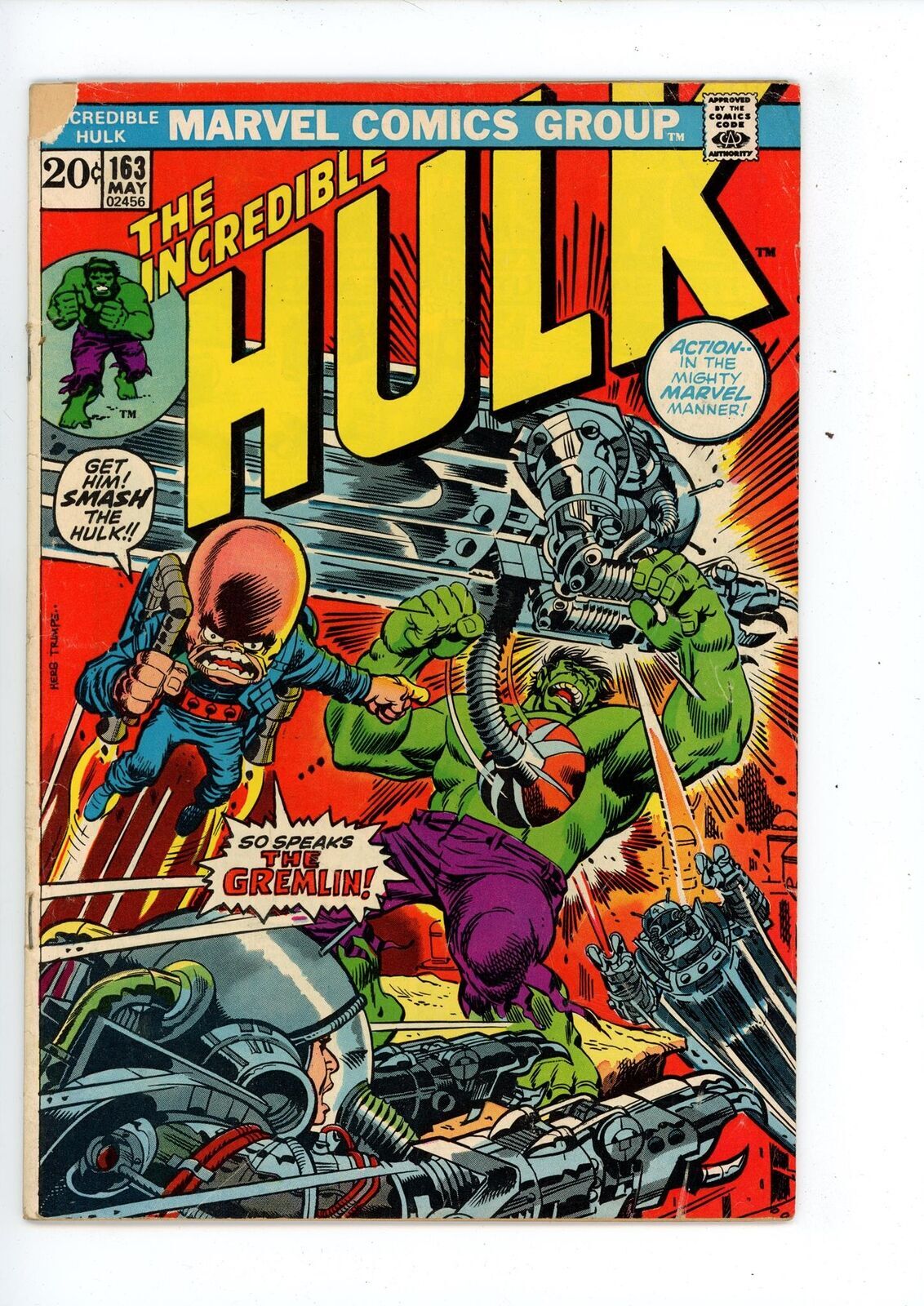 The Incredible Hulk #163 (1973) Hulk Marvel Comics | Comic Books ...