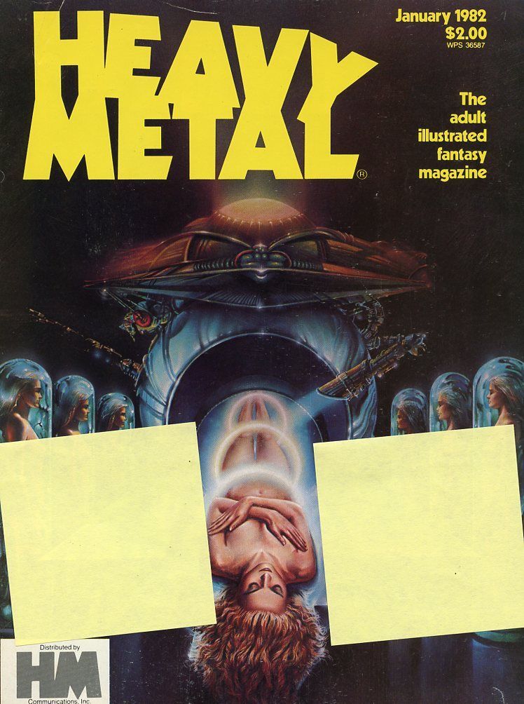 Fantasy Heavy Metal Magazine Vol 10 #5 (1982)Outland Adult Comic Mag VG ...